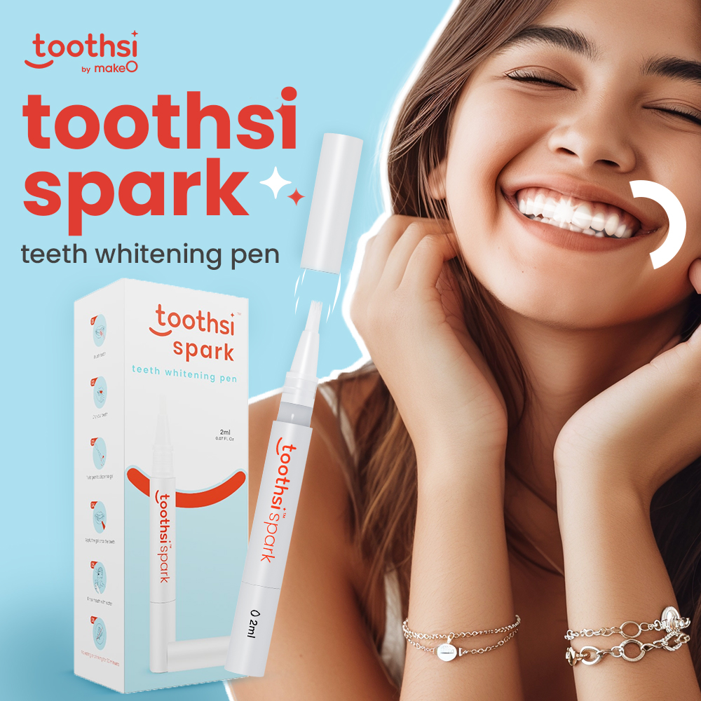 Teeth Whitening at Home: Flat 50% off on toothsi Teeth Whitening Pen